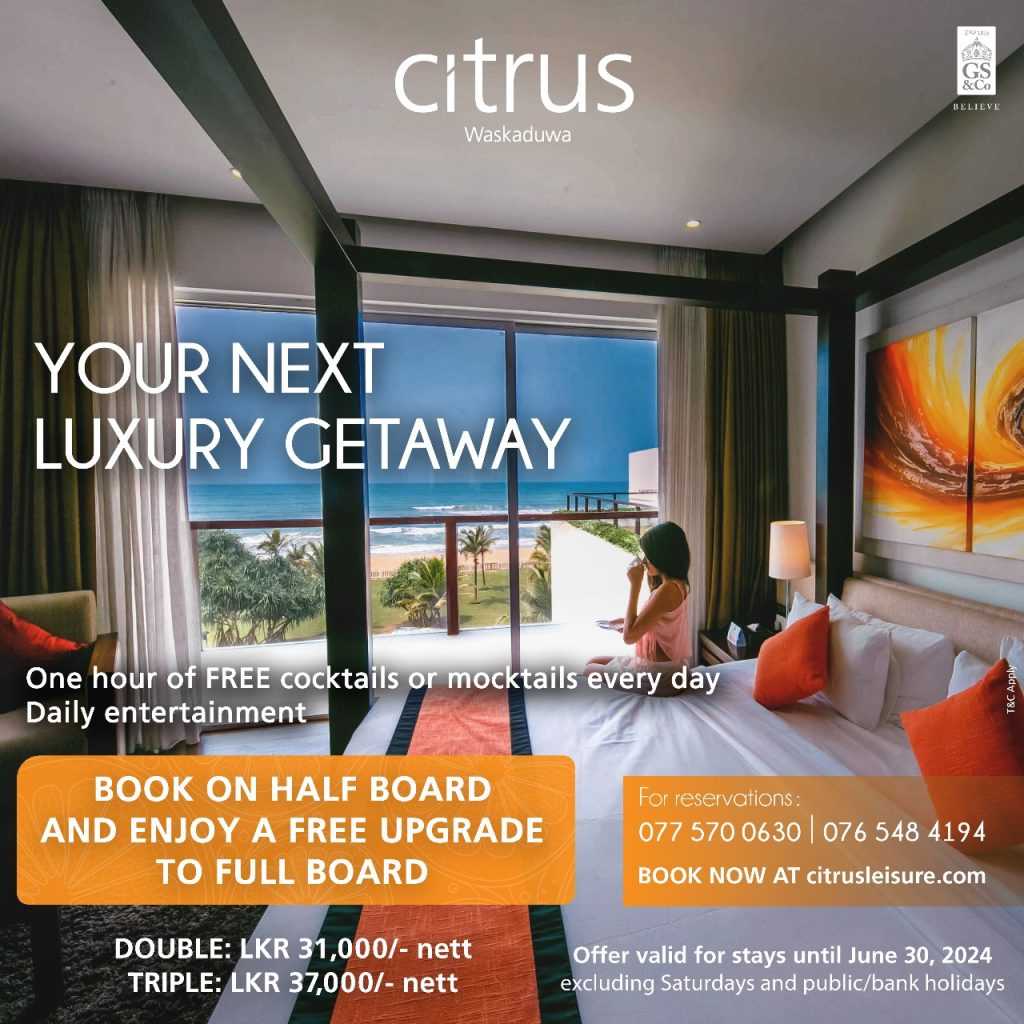 Best Hotel Offers in Sri Lanka | Citrus Waskaduwa